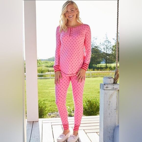 Matilda Jane | Intimates & Sleepwear | Matilda Jane So Cozy Pink Red ...